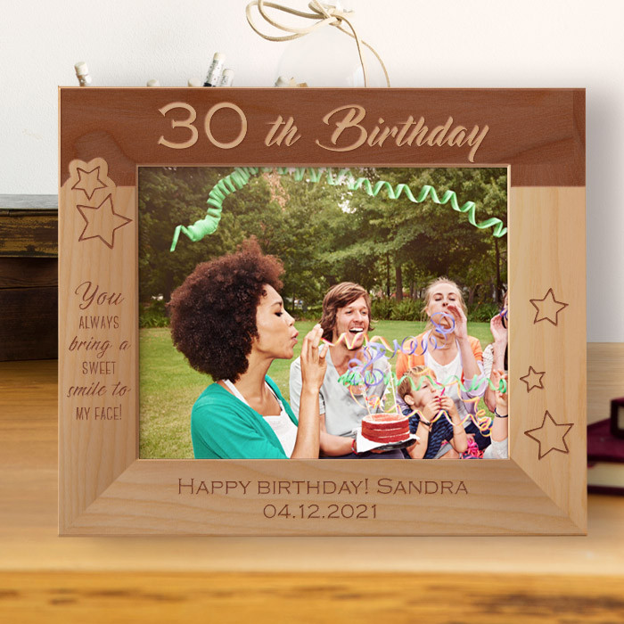 30th Birthday Picture Frame